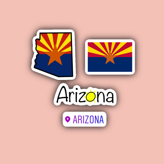 Arizona Sticker Pack – Delmarva Stickers